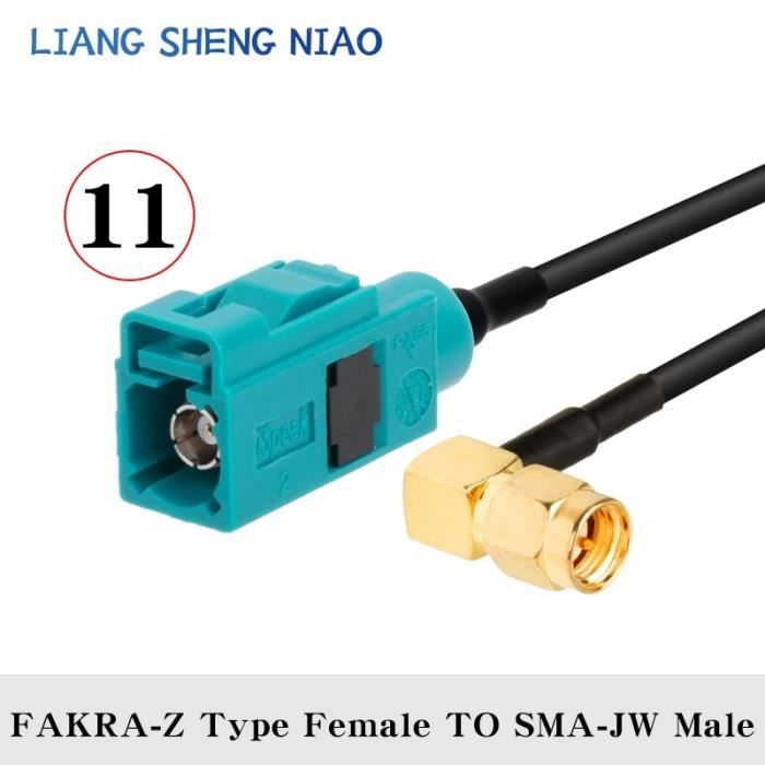 Câble coaxial - RNCYN - Type Z - 0.8m - Antenne GPS - 3G universel ...