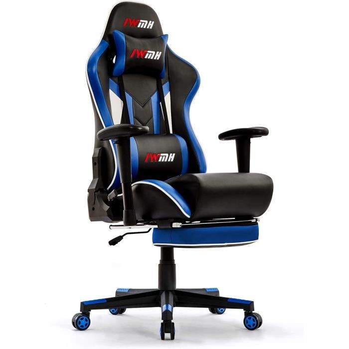 Chaise Gaming, Ergonomique Chaise Gamer, Racing Chaise De Bureau Avec ...