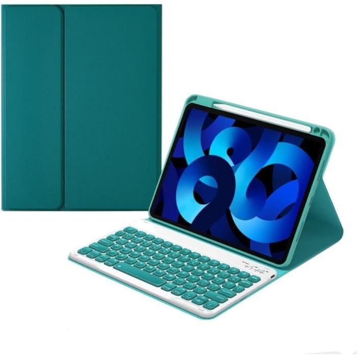 Étui Avec Clavier Rechargeable Pour Ipad Air 5, Ipad Air 4 Avec Support ...
