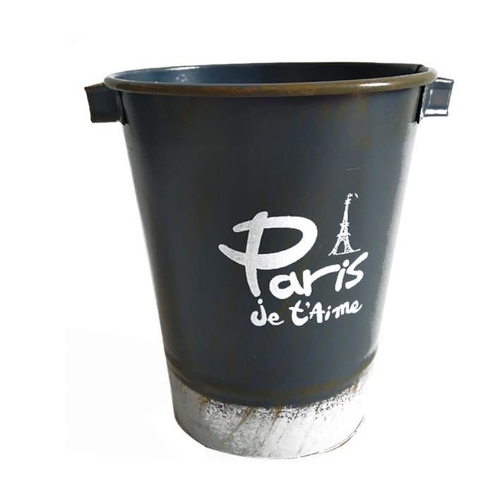 Porte-Stylo Bureau Multifonctionnel en Fer avec Forme Pot de Fleur ...