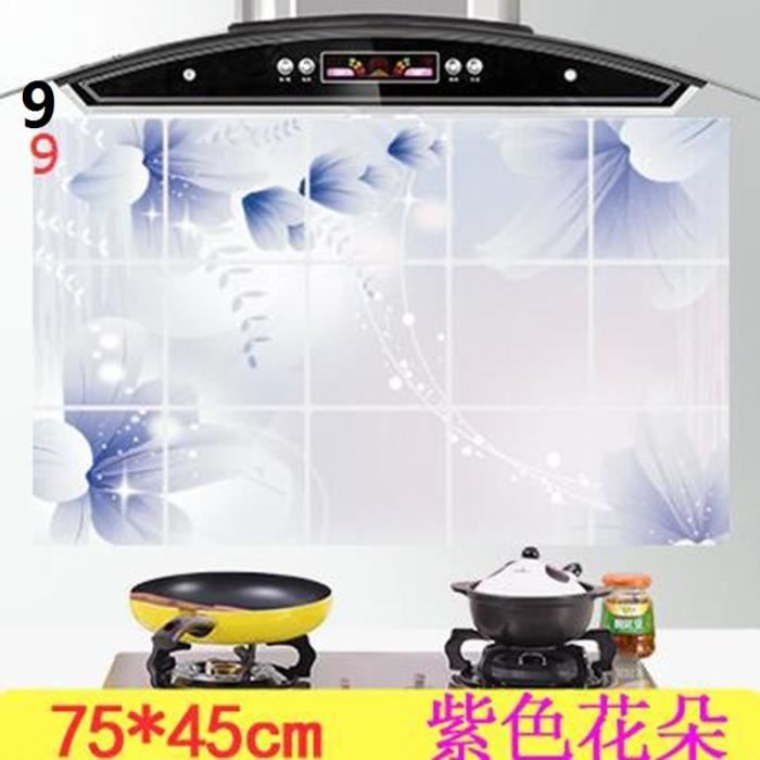 Feuille autocollante murale imperméable en aluminium,75x45 cm,1 pièce ...