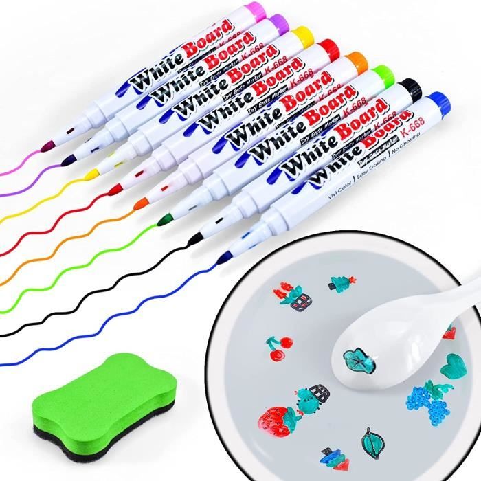 Stylo magique pour peinture à l'eau - Doodle - Flottant - Non toxique ...