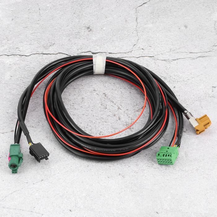 MUZ Harnais Aux-IN MIB Carplay MQB Phone AUX Harnais de commutateur USB ...