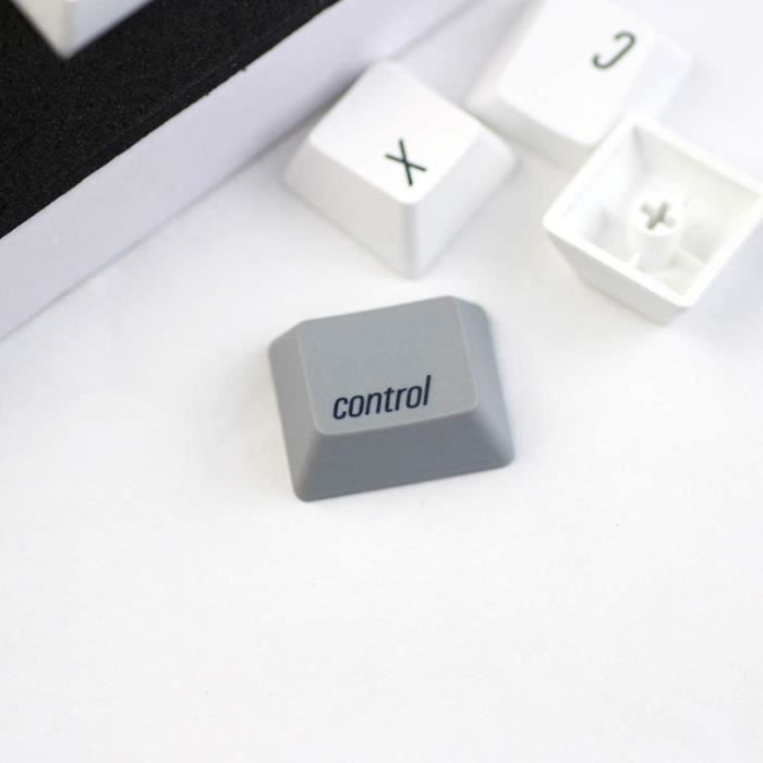 Keycaps 108 touches PBT Keycaps Set PBT Keycaps à teinture à sous ...