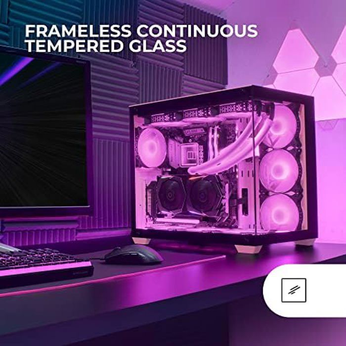 Mars Gaming MCV4 Rose, Tour Gaming Custom XXL E-ATX, Fenêtre Verre ...