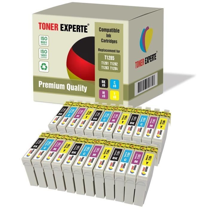 T1281 T1282 T1283 T1284 (T1285) 24XL Cartouches d'encre compatibles ...