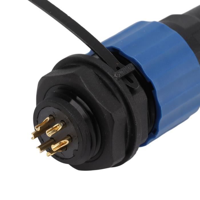 YOSOO Connecteur étanche SD16 IP68 2 pièces SD16 IP68 connecteur d ...