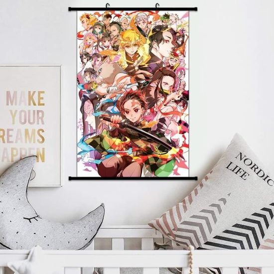 Anime Wallscroll, 2 Pcs Anime Poster, Affiche Figurine Poster Manga ...