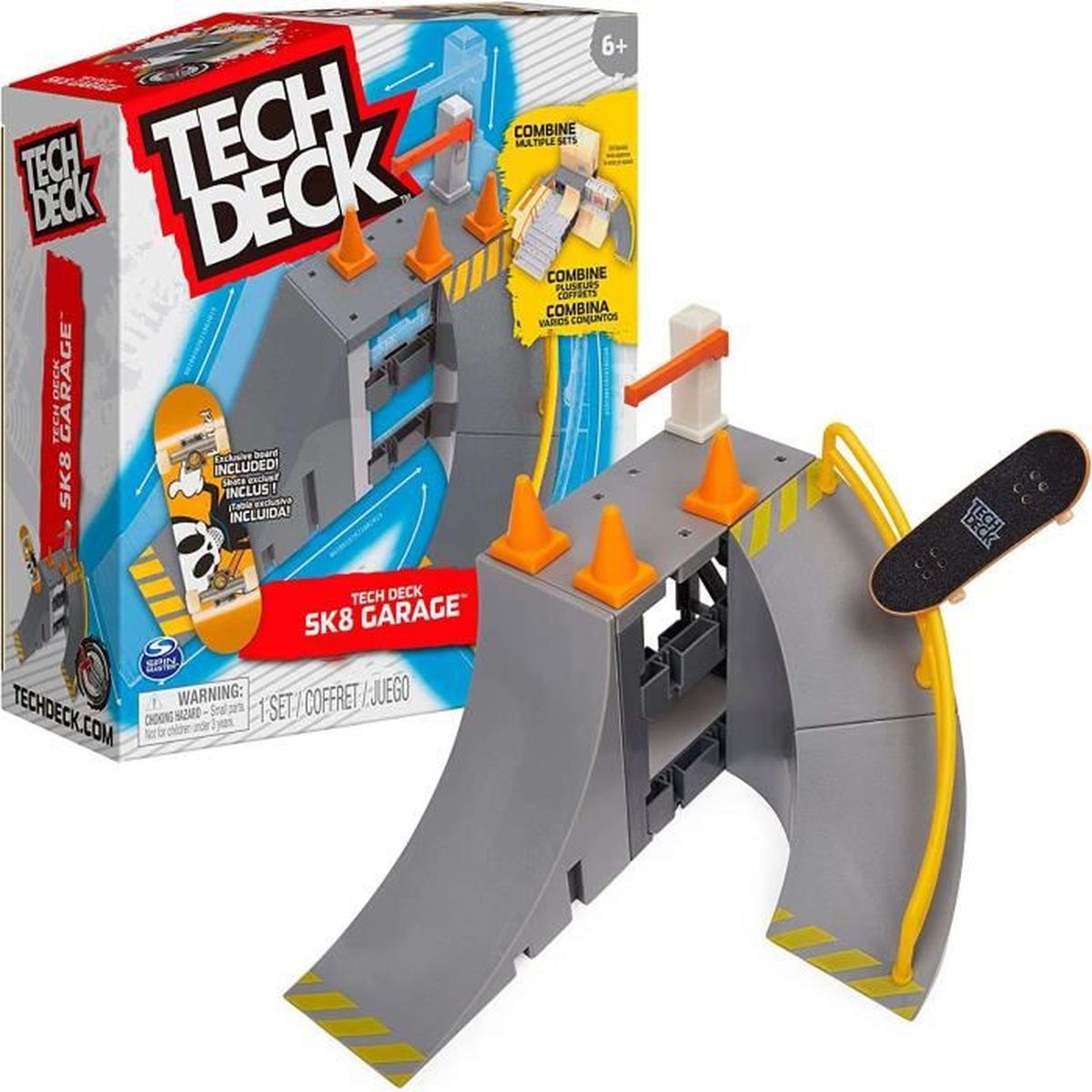 Ensemble touche Tech Deck rampe SK8 Garage + skateboard - TECH DECK - X ... Ensemble touche Tech Deck rampe SK8 Garage + skateboard - TECH DECK - X ...