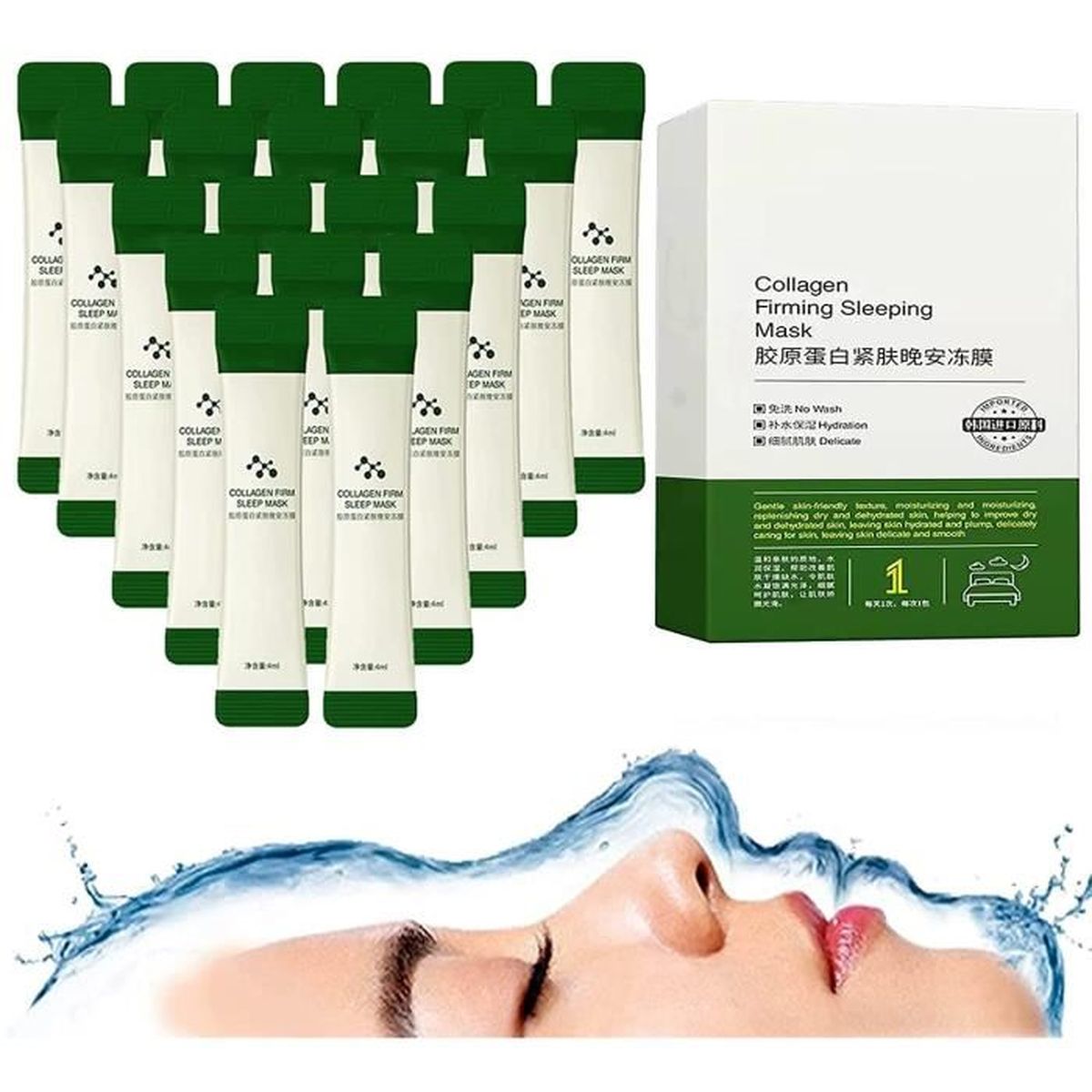 Korean Collagen Firming Mask,Collagen Sheet Masks Multipack ...