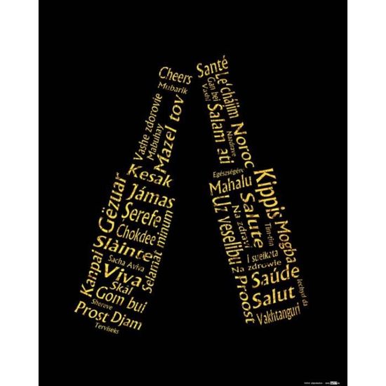 Poster Reproduction Bière - Comment Trinquer À Travers Le Monde (50 x ...