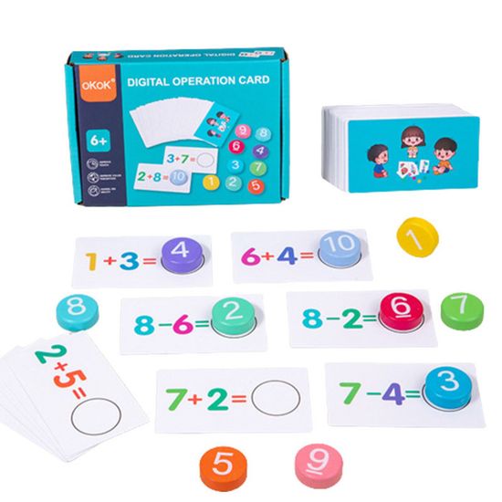 Planche à chiffres en bois pour enfants,jouet mathématique Montessori ...