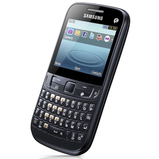 SAMSUNG Chat 357 S3570 Noir - Cdiscount Téléphonie