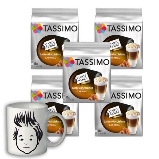 5 Tassimo Carte Noire Latte Macchiato Caramel + Mug - Cdiscount Au ...