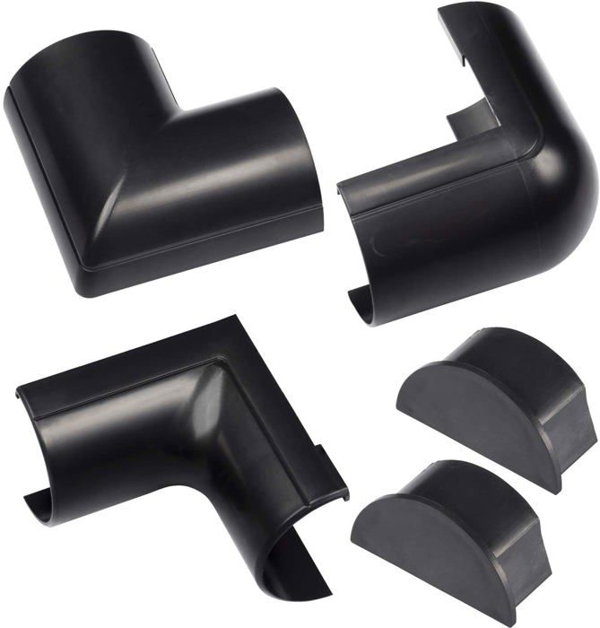 Moulure - goulotte - cache fil - plinthe - gaine range-fil - clips D ...