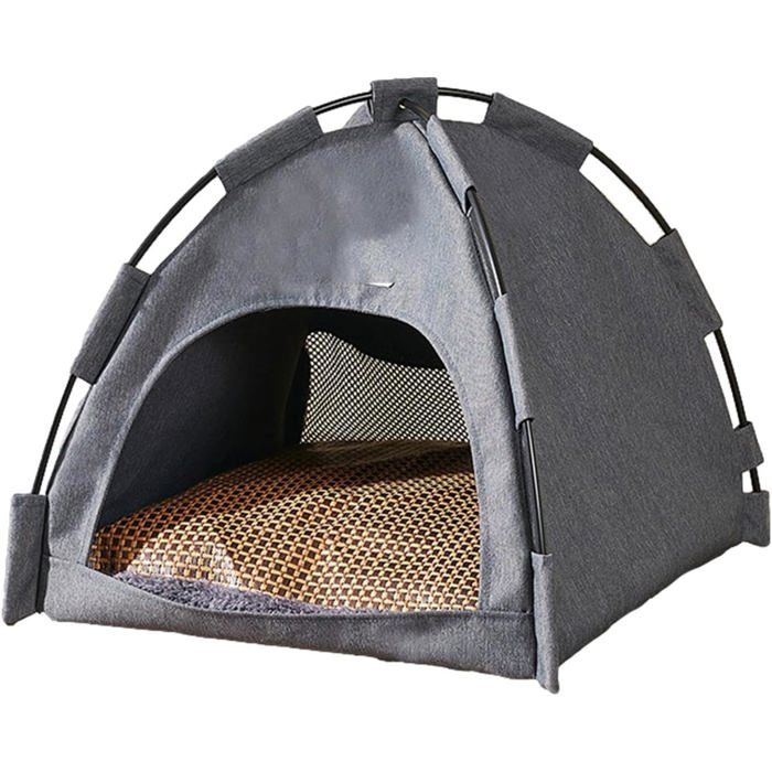 Tente tipi Portable pour Chat - Niche d'extérieur Portable - 42 x 42 x ...
