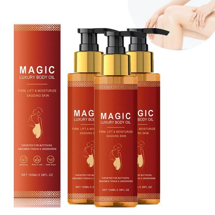 3Pcs Huile De Massage - Magic Luxury Body Firming Oil,Body Moisturizing ...