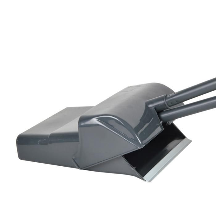 Pelle haute repliable avec couvercle + balai - Gris antharcite - H 92 ...