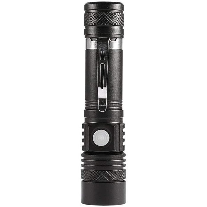 Torche Lampe LED Rechargeable USB 1000 Lumens Torche Ultra Puissante ...