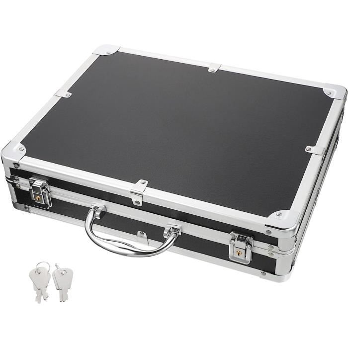 Mallette À Outils En Aluminium Étui Rigide Portable Mallette En Métal ...