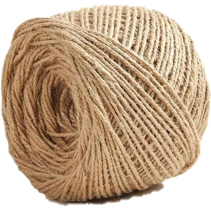 Diy Corde Jute Corde Mince Résistance À L'Usure Ficelle Jute Naturel ...