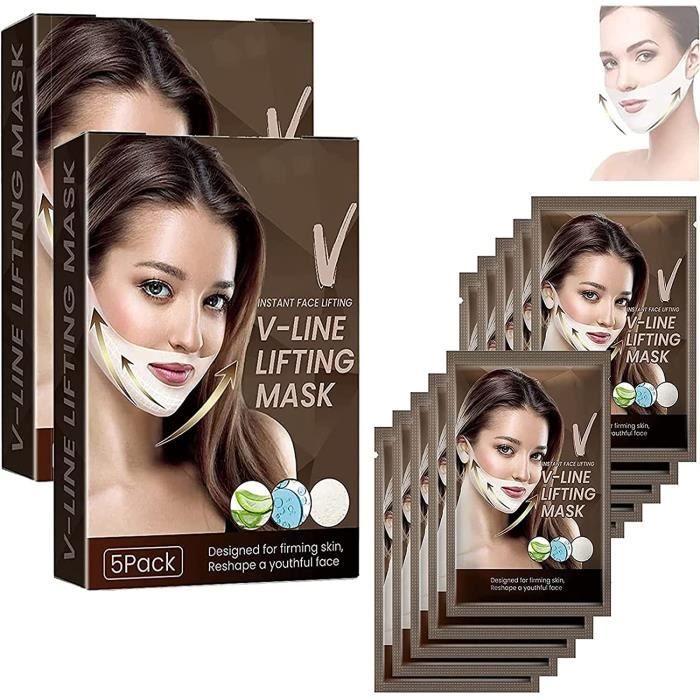 V Line Lifting Mask, V Face Shaping Mask,V Shaped Face Minceur Masque ...