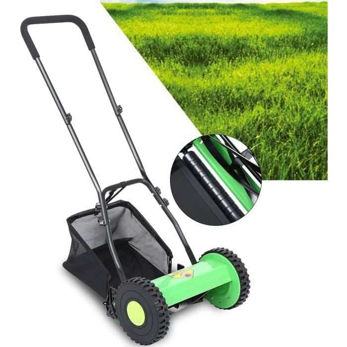 Tondeuse Manuelle Tondeuse Main avec Sac de Ramas dune Capacit de 23 ...