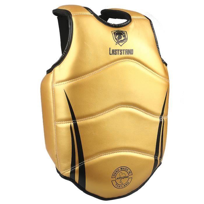 Ceinture lombaire,Garde-poitrine de boxe MMA,armure de bouclier côtelé ...