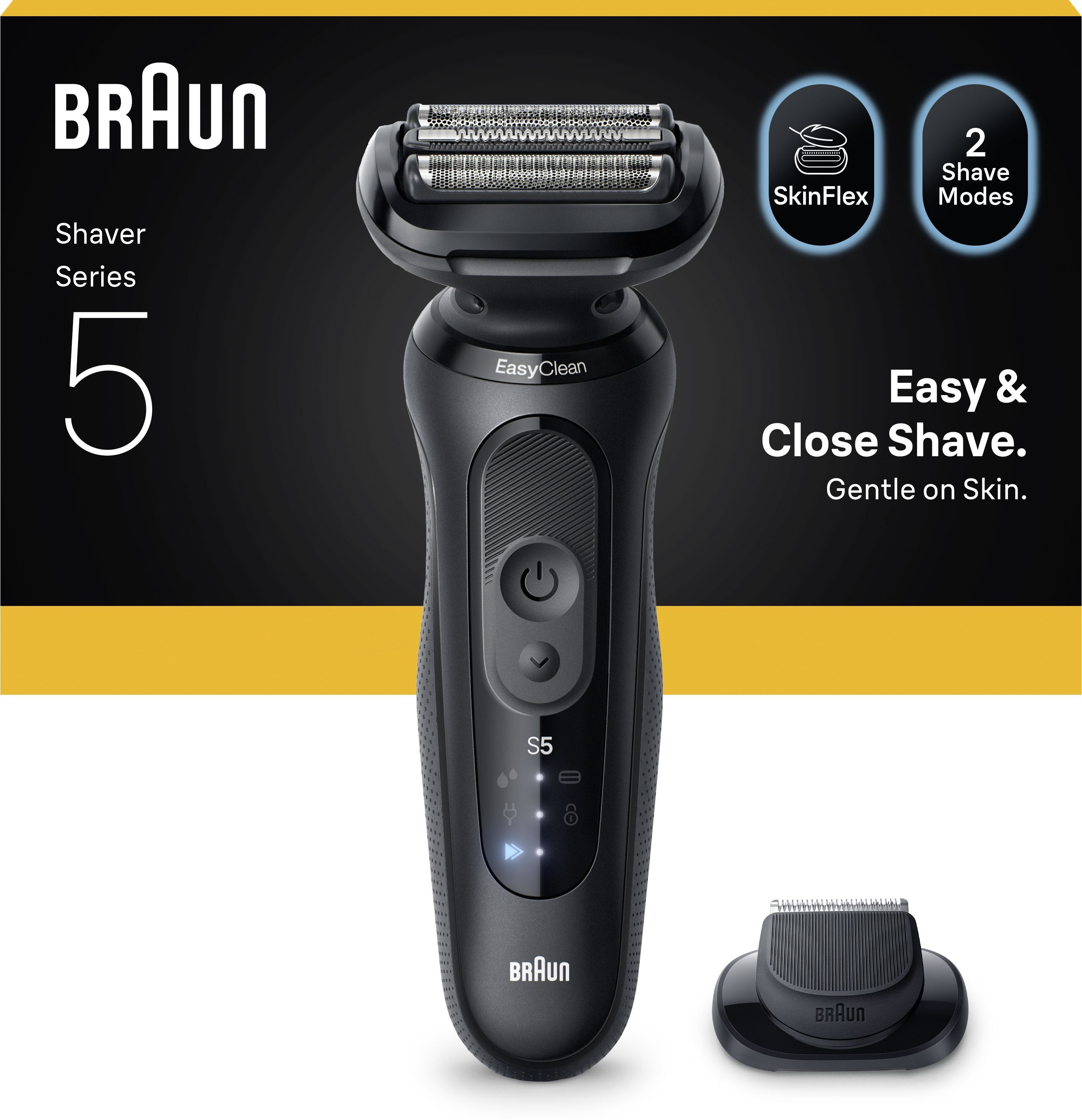 Rasoir lectrique BRAUN Series 5 Noir Autonomie 50 Minutes Charge Rasoir lectrique BRAUN Series 5 Noir Autonomie 50 Minutes Charge