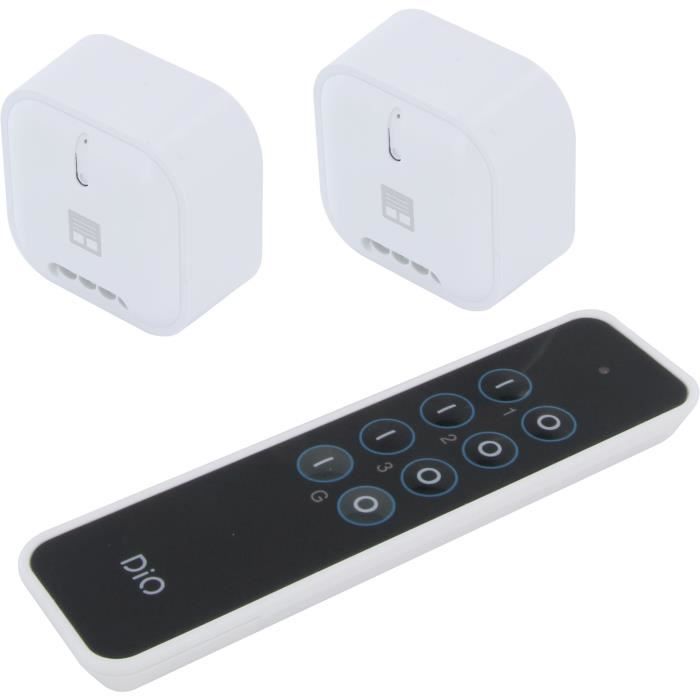 Kit 2 modules pour volet et télécommande - DIO CONNECTED HOME - 54852 ...