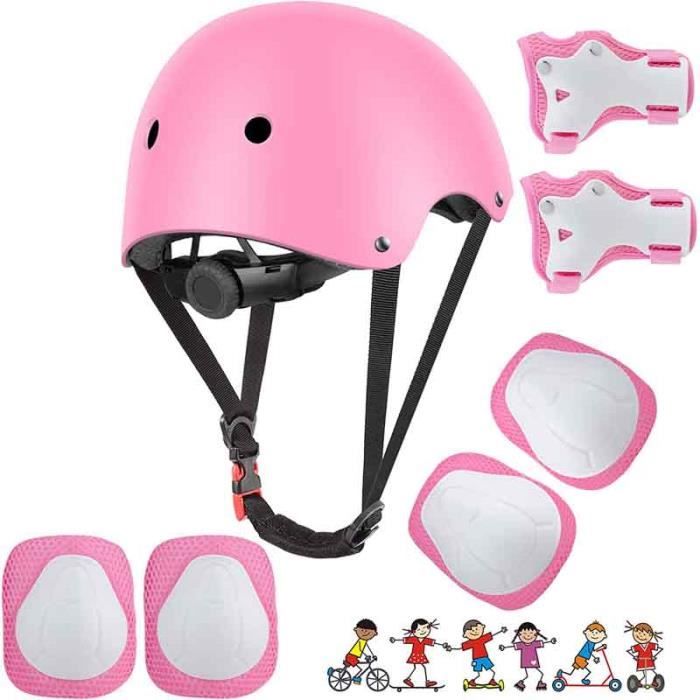 Sets de Protection Rollers avec Casque Vélo Enfant Réglable pour ...