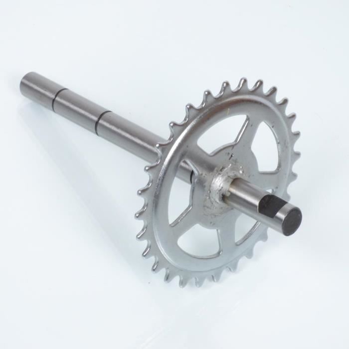 Axe de pédalier pour mobylette MBK 50 40 - GENERIQUE - 28 dents ZB / Ã ...