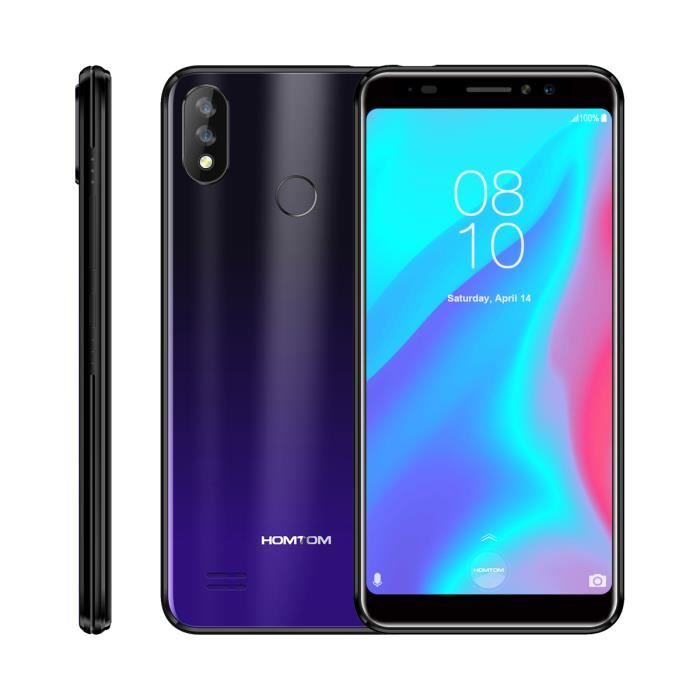 HOMTOM C8 téléphone mobile 5.5inch Android 8.1 MT6739 Quad Core 2 Go ...