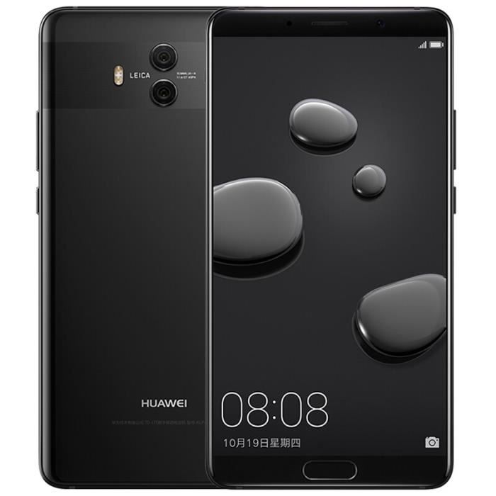 Huawei Mate 10 ALP-L29 64 Go Android 8.0, 5.9 "Double 20 MP +12 MP Noir ...
