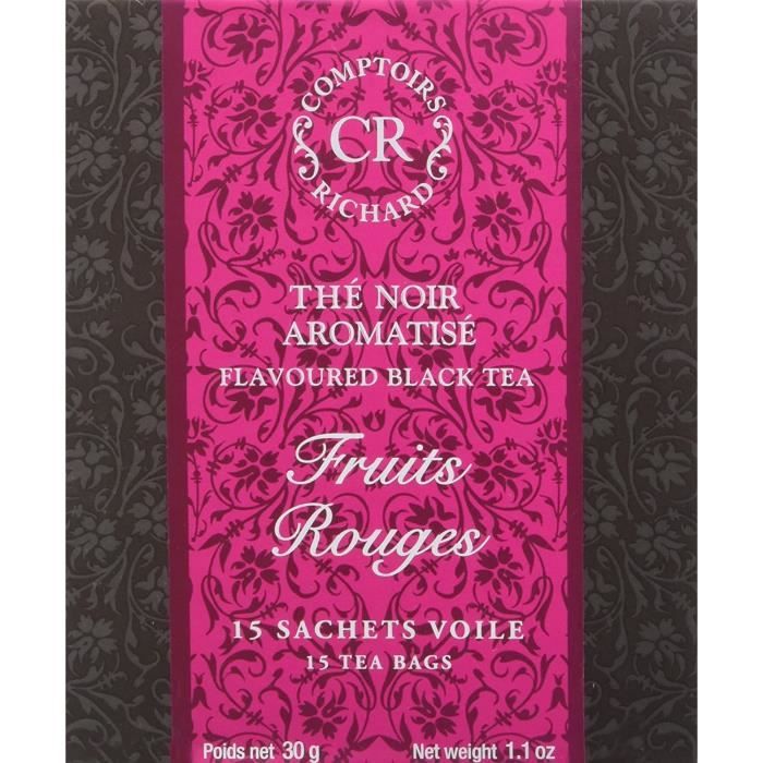The Noir - Richard Thé Fruits Rouges 15 - Cdiscount Au quotidien