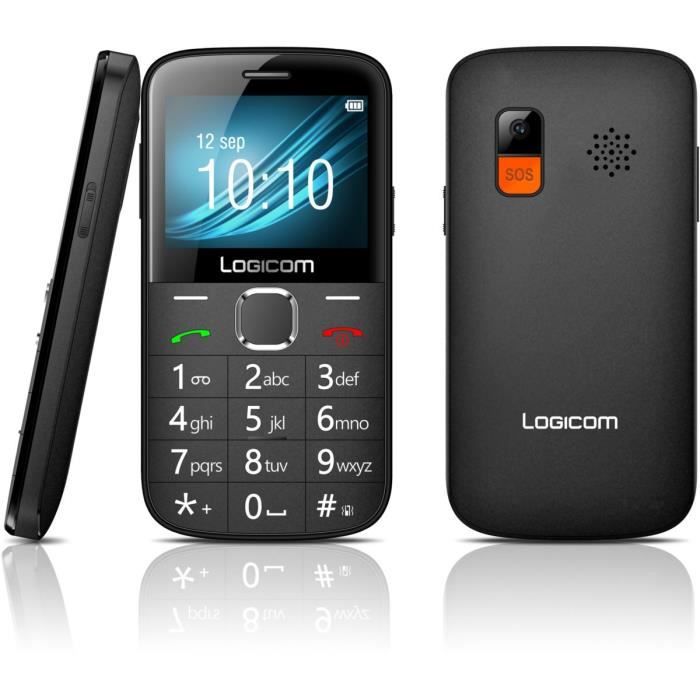 Mobile LOGICOM L623 noir - Cdiscount Téléphonie