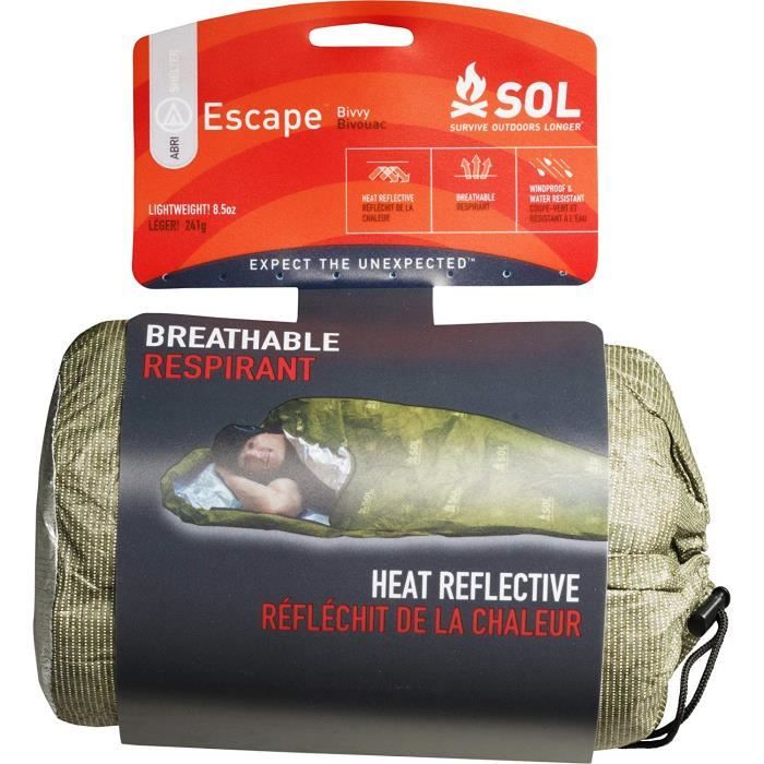 SOL ESCAPE BIVVY Green BIVOUAC ESCAPE Vert - 0140-1229 - Cdiscount Sport