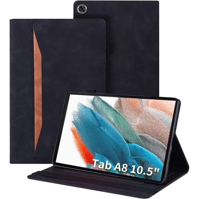Coque Tablette Samsung Tab A8 (10.5" 2021)Coque De Cuir Pu Avec ...