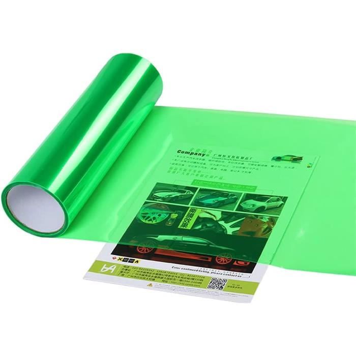 Film Teinté En Vinyle Car Light Film Fumée Film Feuille Autocollant ...