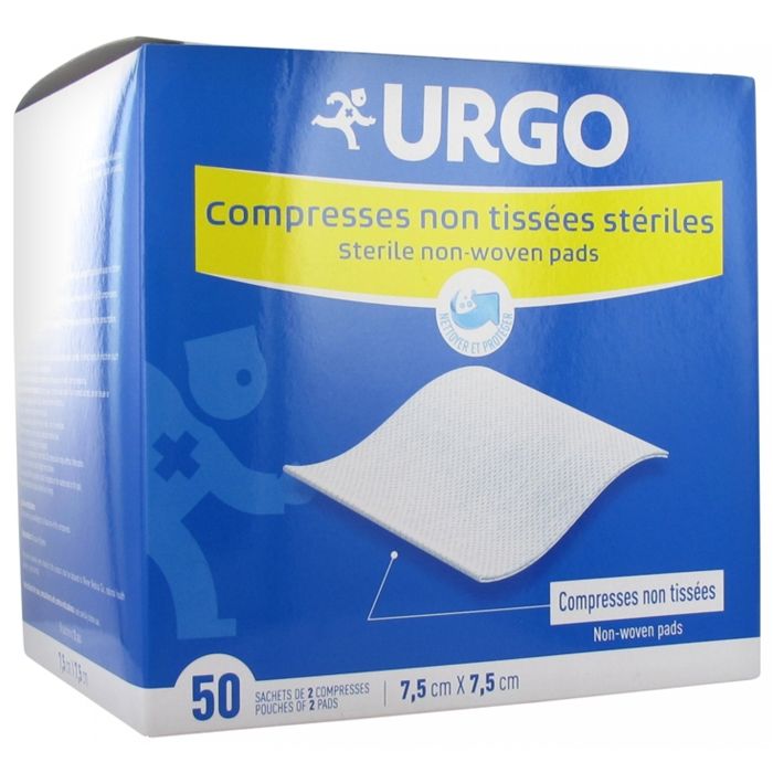 Urgo Compresse Nt 7,5X7,5 x 50 Sachet de 2 - Cdiscount Santé - Mieux vivre