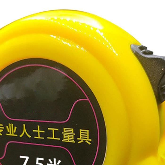 Ruban à mesurer rétractable YUM - VBESTLIFE - 7,5 m - Blanc - Acier ...