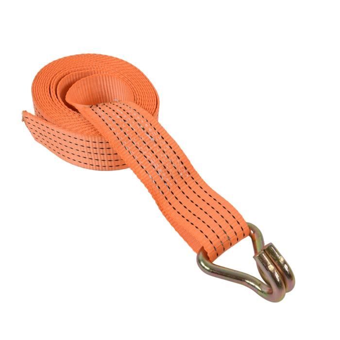 Sangle d'arrimage à cliquet 50 mm double crochet bagage de voiture ...