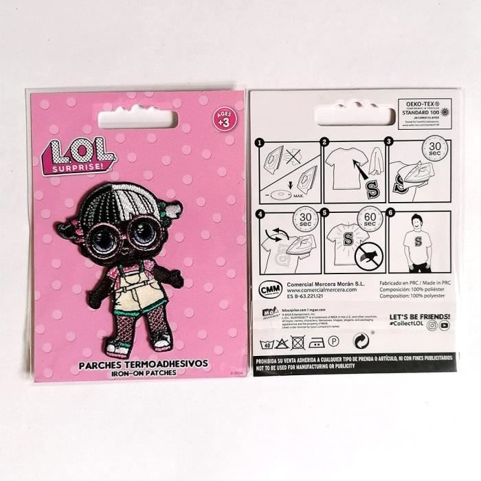 Ecusson - Lol Surprise Dolls Baby Next Door - Coloré - 6,9 X 5 Cm - By ...