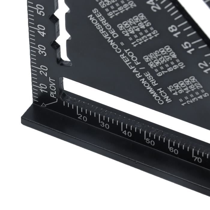 Règle triangulaire - Mxzzand - 7 pouces - Alliage d'aluminium ...