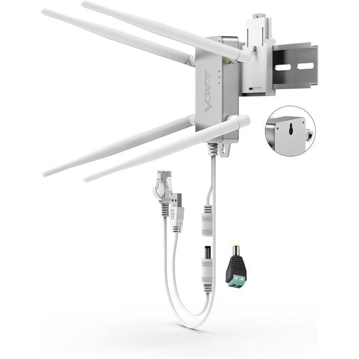 Vbg1200 Mini Pont Sans Fil Industriel Double Bande Wi-Fi 2,4 Ghz 5 Ghz ...