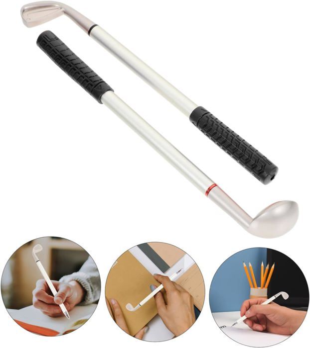 Comme indiqué 2 2 Pièces stylo de mini-club de golf stylo d'écriture de ...
