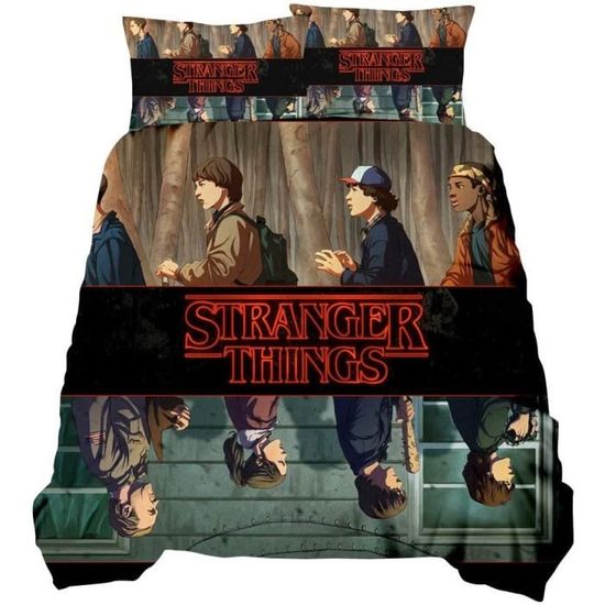 Housse de Couette Stranger Things - Sets de Housse Couette Motif 3D ...