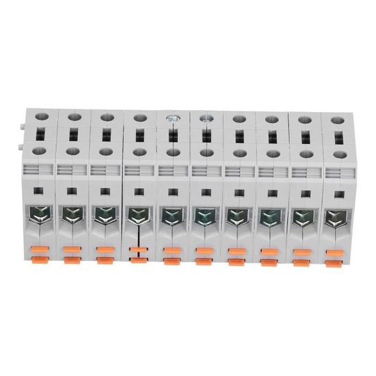 EJ.life Bornier combiné 10Pcs Rail Bornier Fil Connexion Combinaison ...