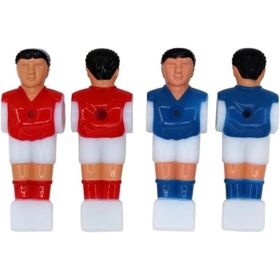 STOBOK Lot de 4 figurines de baby-foot pour homme 1,4 m (rouge et )32 ...