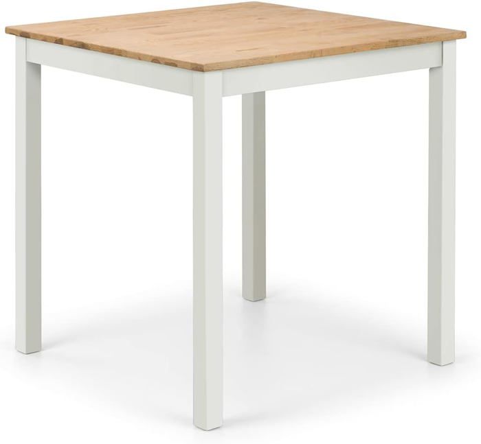 Coxmoor COX103 Table de Salle à Manger carrée 75 cm Ivoire Bois 75 x 75 ...